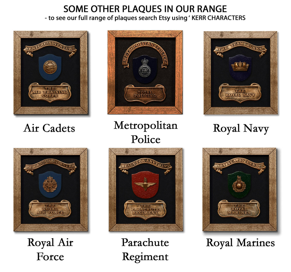 Royal Regiment of Artillery – Kerr Characters